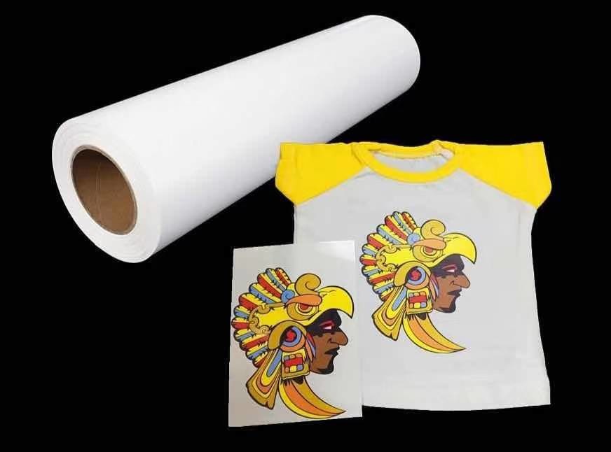 Eco Solvent Printable PU Heat Transfer Vinyl Sheet For Dark Colors Clothing