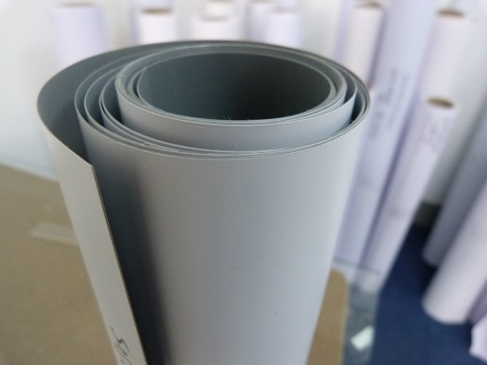 FLAD Printable Display material grey back blockout PET banner 330g/450g ...