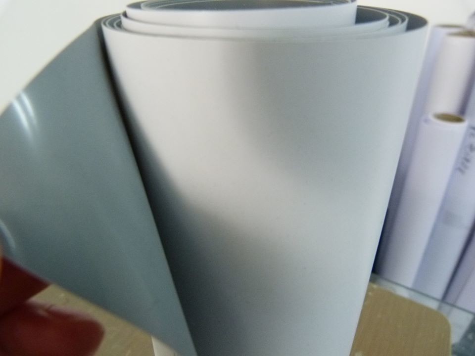 FLAD Printable Display material grey back blockout PET banner 330g/450g ...