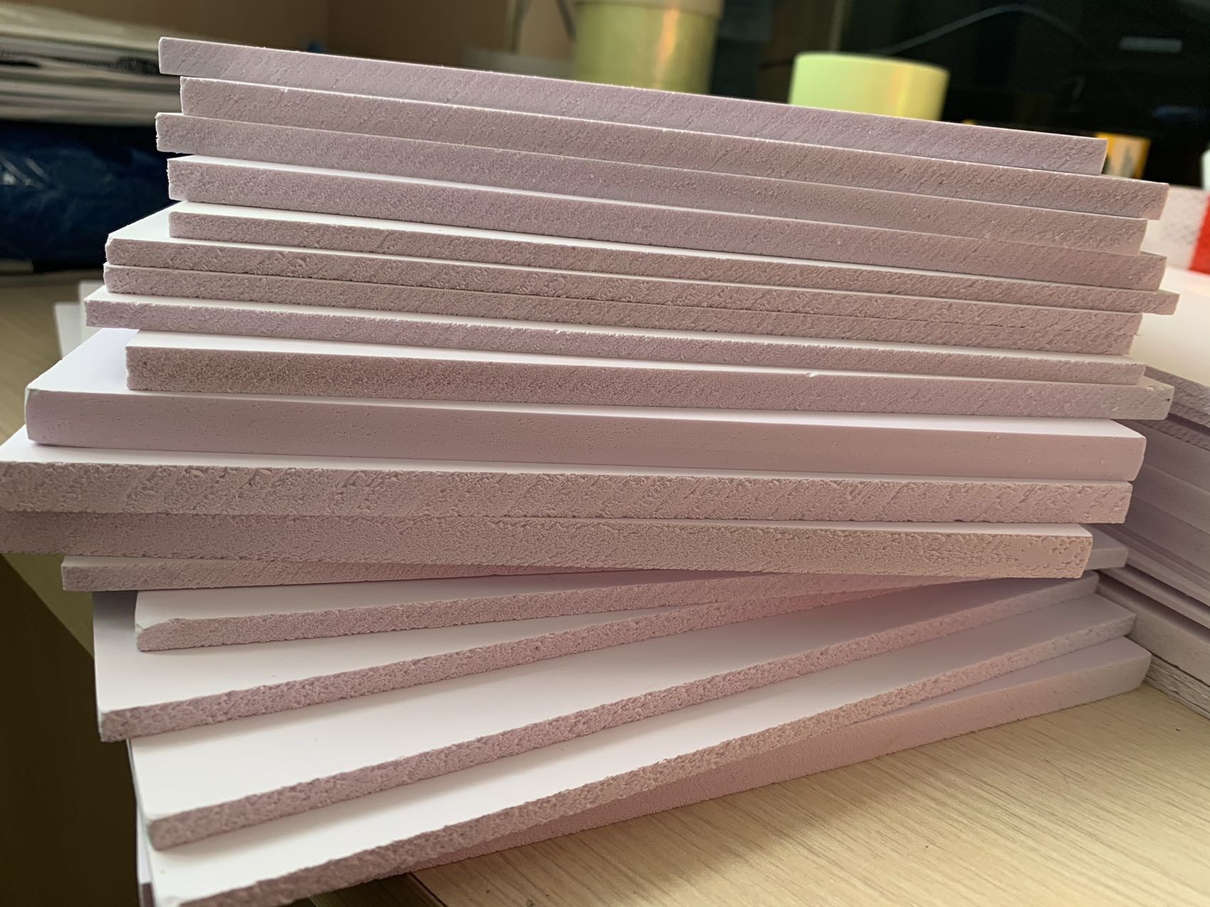 2 - 40mm Free Foam Celuka Co-Extruded Styrofoam Sheets Rigid PVC Foam ...