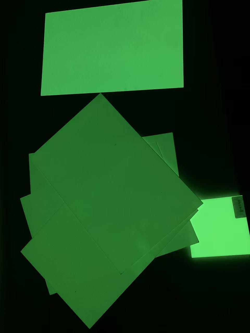 Coated Eco-solvent/UV printable 1x1.2m PVC photoluminescent rigid sheet ...