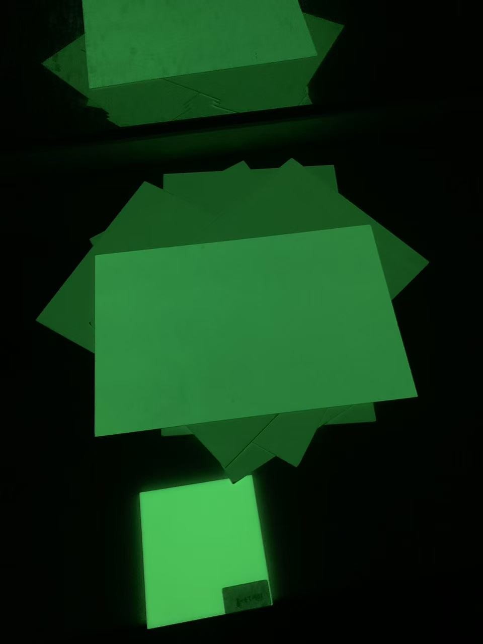 Coated Eco-solvent/UV printable 1x1.2m PVC photoluminescent rigid sheet ...