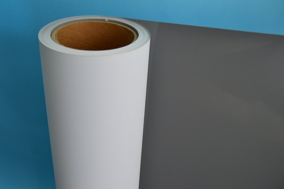 330g Matte / Luster Eco Solvent Printable PET Film Banner For Roll Up ...