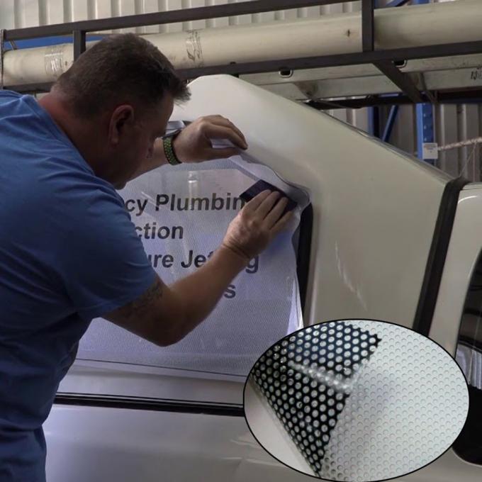 Perforated One Way Vision Sticker